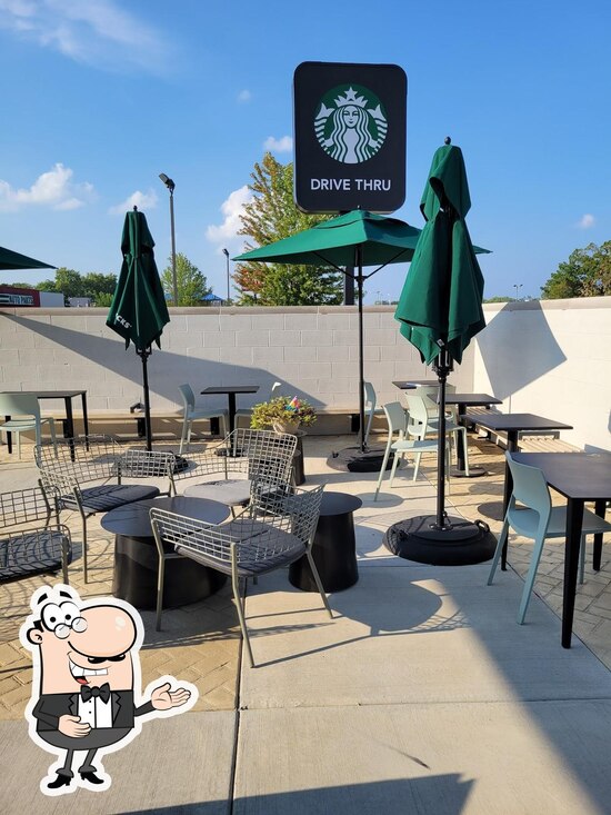 Menu at Starbucks cafe, Peoria, Knoxville Ave