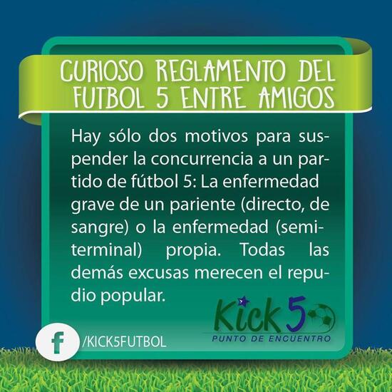 Menu at Kick 5, Bogotá