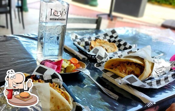 Menu at Levy’s Shawarma restaurant, Aventura