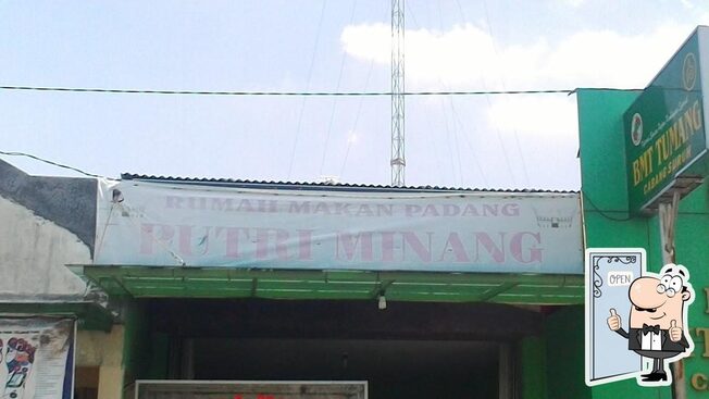 Menu at Rumah Makan Padang Putri Minang restaurant, Suruh