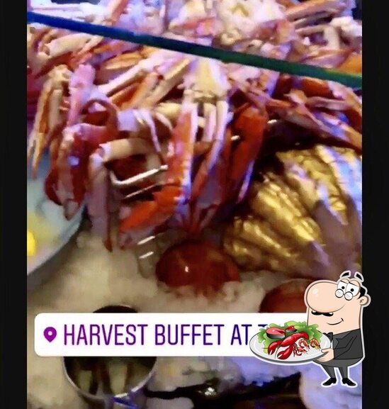Menu at Harvest Buffet, Melbourne