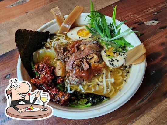 Menu at Buddha Ramen restaurant, Oslo