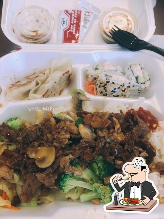 Menu au Edo Japan fast food, Calgary, 20 Crowfoot Crescent NW #100A