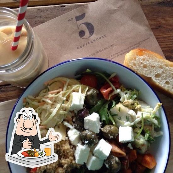 Menu at No5 Coffee house, Newquay