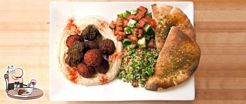 Menu at taïm mediterranean kitchen fast food, New York City, 45 Spring St