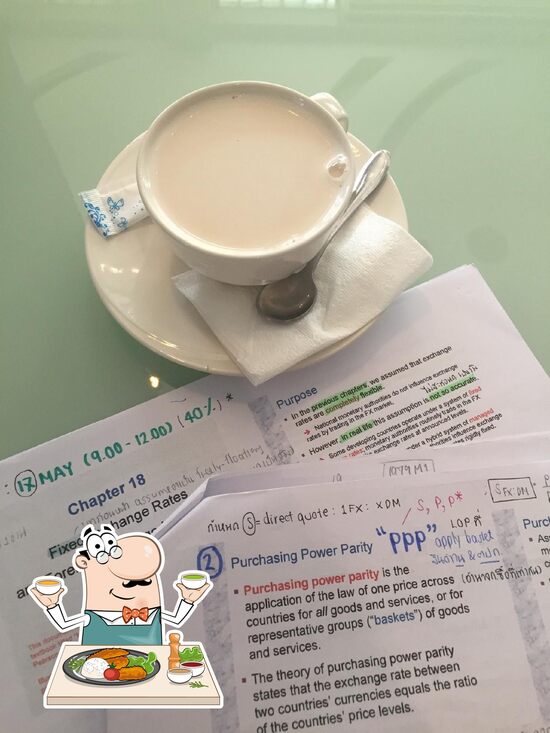Menu at Cube Caffe cafe, Bangkok