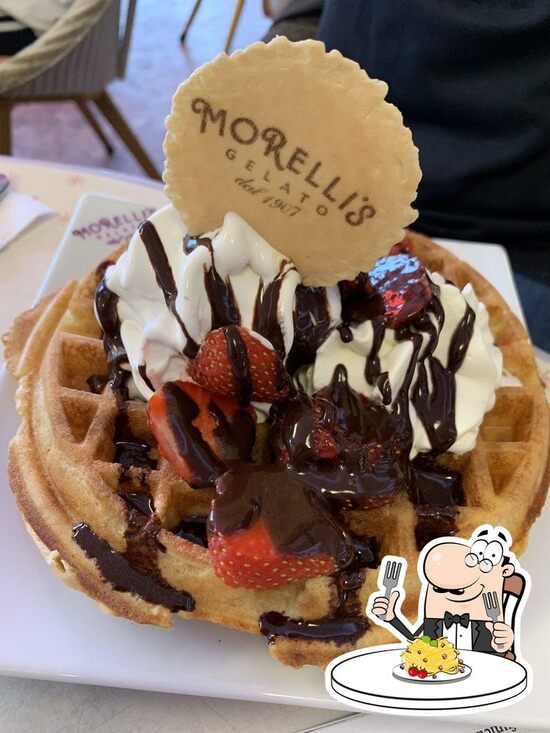Menu at Morelli's Gelato cafe, Broadstairs
