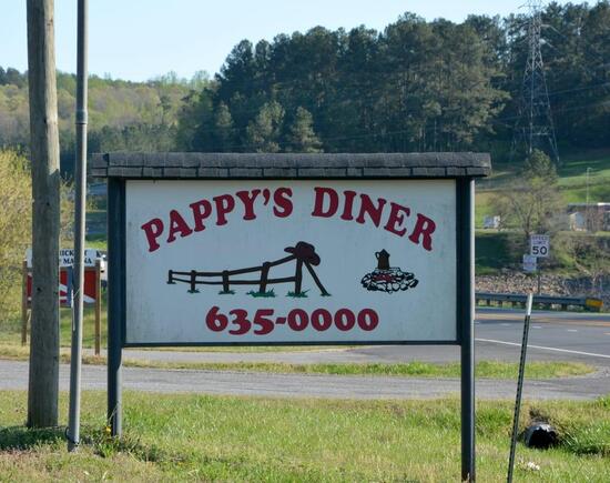 Menu at Pappy's Pub, USA, Nc Hwy 16 S