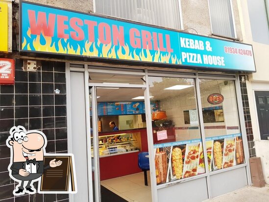Menu at Weston Grill pizzeria, Weston-super-Mare