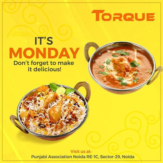 Menu at Torque, Noida, Punjabi Association Noida RE-1C