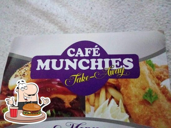 Menu at cafe munchies, Durban