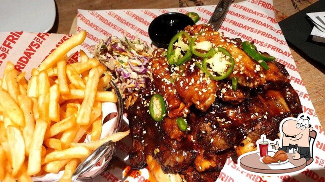Menu at TGI Fridays restaurant, Cannington