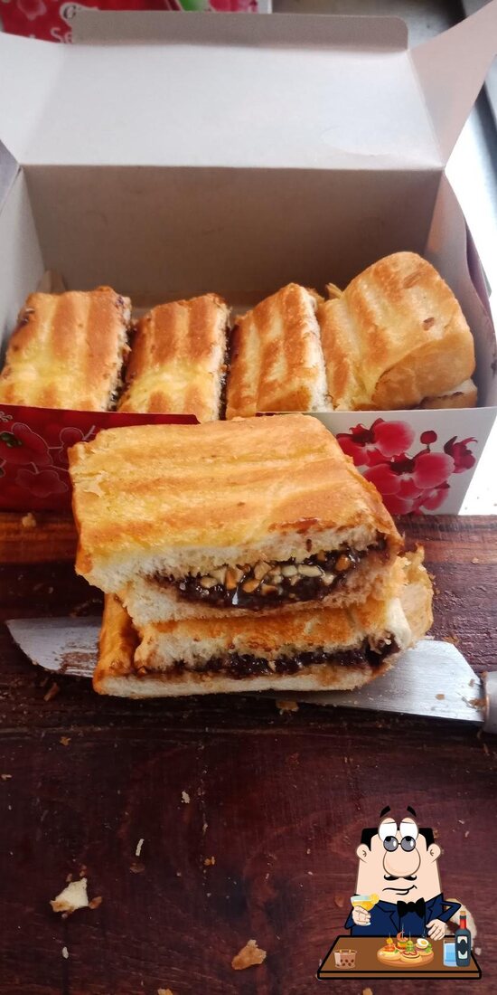 Menu at Roti Bakar Bapa, Plumbon