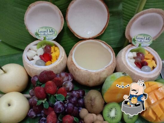Menu at Coconut jelly Gellar fuji, Gantar