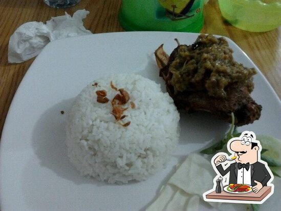 Menu at Bebek Bakar Merindu restaurant, Pontianak