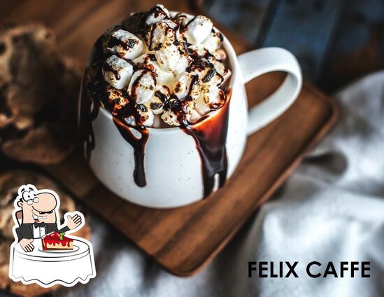 Menu at Felix cafe, Belgrade