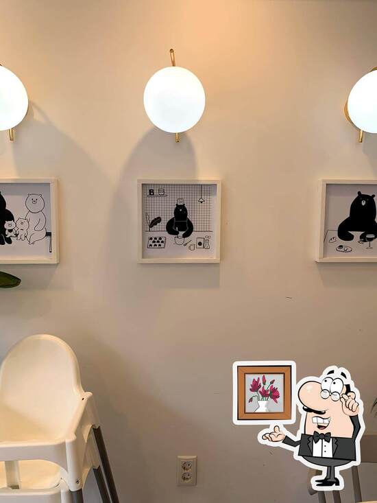 Menu at Gom-Appa cafe, Daejeon