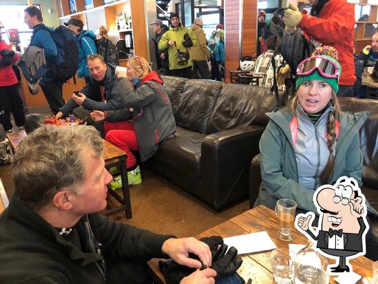 Menu at First Tracks Cafe, Canada