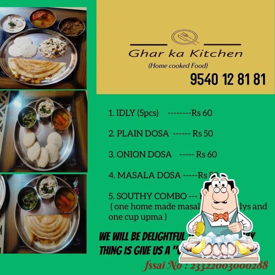 Ghar Ka Kitchen, New Delhi - Restaurant menu, prices and reviews