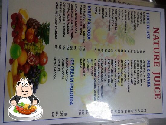 Menu at Nature Fast Food and Juice Center, Navi Mumbai