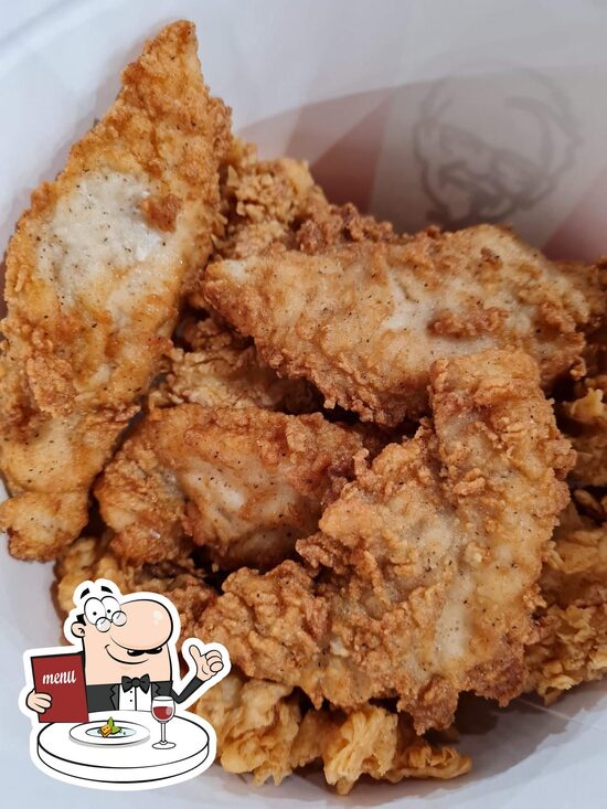 Carta del restaurante KFC, Marcianise