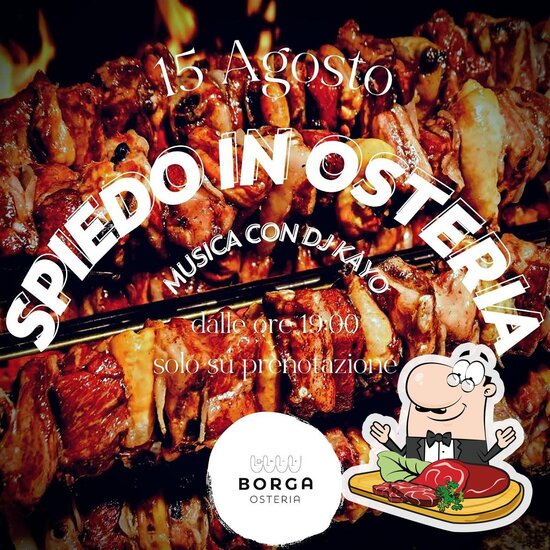 OSTERIA BORGA ristorante, Chiarano - Menu e recensioni del ristorante