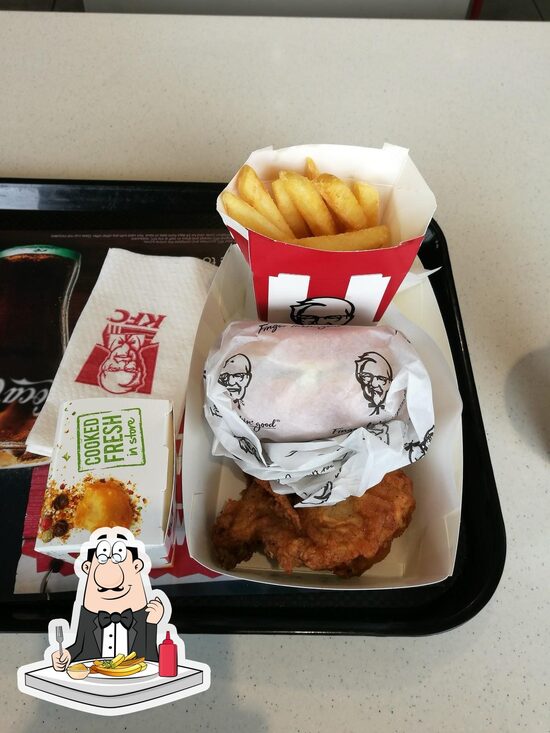 Menu at KFC Timaru fast food, Timaru