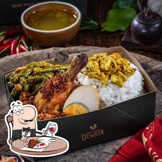 Menu at Nasi Ayam Dewata PIK restaurant, North Jakarta