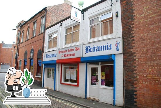 Menu at Britannia Cafe, Derby