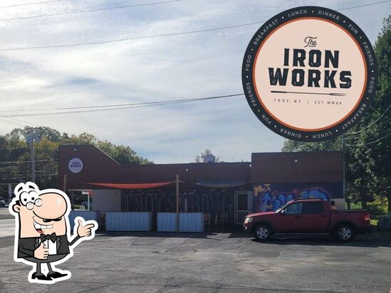 Menu at The Iron Works BBQ, Troy