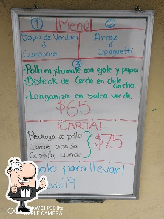 Carta de Restaurante El Sabor de Don Chepe, San Francisco Coacalco