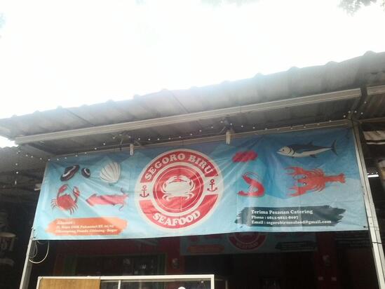 Menu at Segoro Biru Seafood restaurant, Bogor, Jl. KSR Dadi Kusmayadi ...