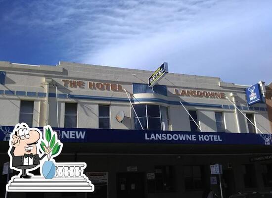 Menu at Lansdowne Hotel pub & bar, Lithgow