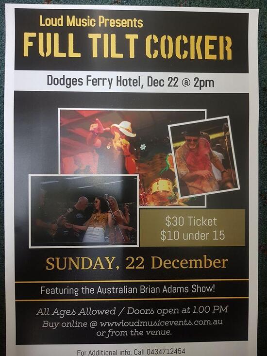 Menu at Dodges Ferry Cafe & Bar, Dodges Ferry