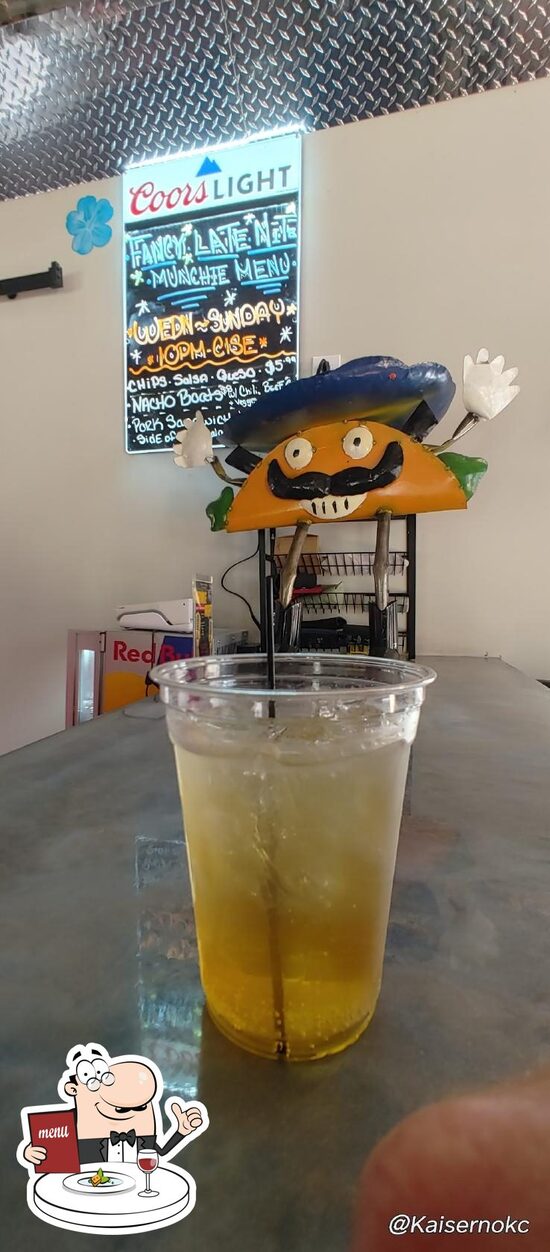 Carta de Fancy Nancy's Bar and Grill, Medicine Park