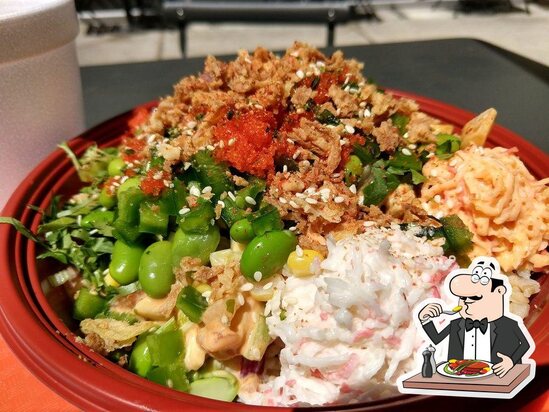 Menu at Hawaiian Poke & Ramen restaurant, West Sacramento