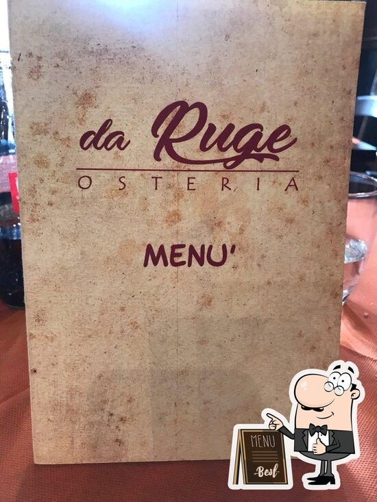 Menu da Osteria Da Ruge ristorante, Castel del Piano