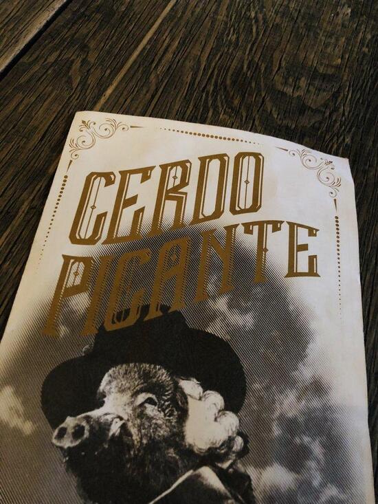 Carta del pub y bar Cerdo Picante, Heroica Puebla del Zaragoza