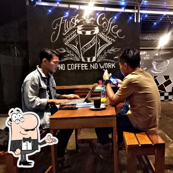 Menu at FLUSH COFFEE cafe, Boja