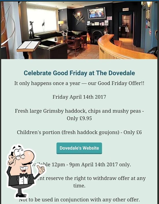 Menu at Dovedale Hotel & Restaurant (Book Direct for Best Prices ...