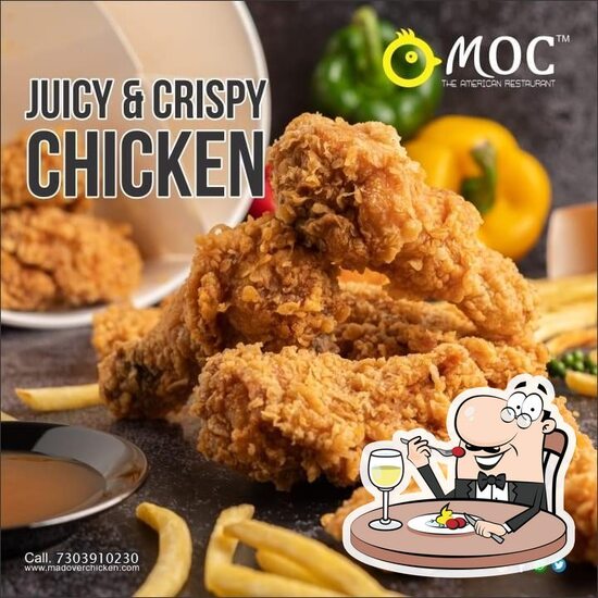 Menu at Mad Over Chicken, MOC "The American Restaurant", Delhi