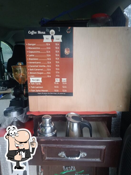 Menu at Mobil kopi, Penara Kebun