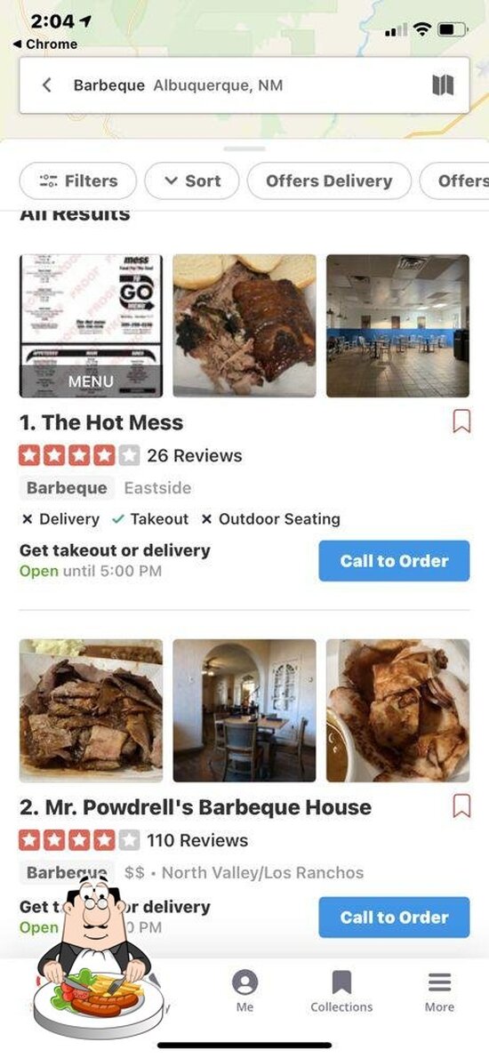 Menu at Hot Mess BBQ & Soul Food, Albuquerque, Eubank Blvd NE