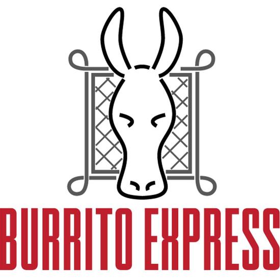 Menu at Burrito express restaurant, Mexico City