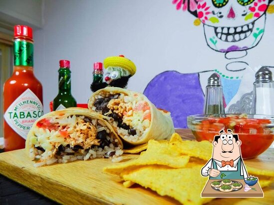 Menu at Los Batos Taqueria restaurant, Budapest