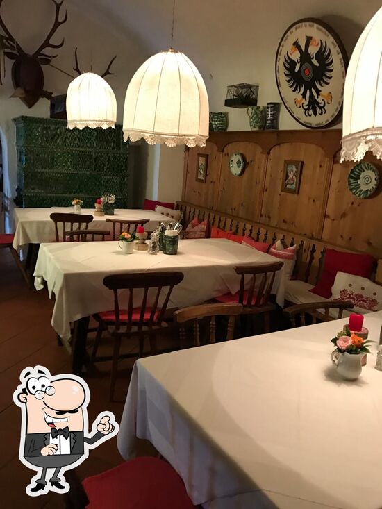 Menu at Bräugasthof restaurant, Hallstatt