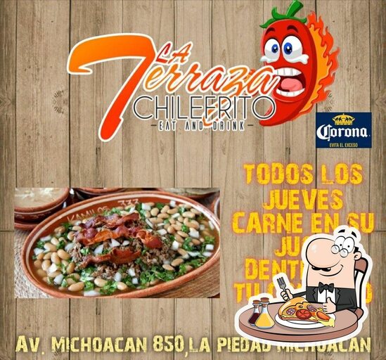 La terraza chilefrito, La Piedad de Cavadas - Menú del restaurante ...