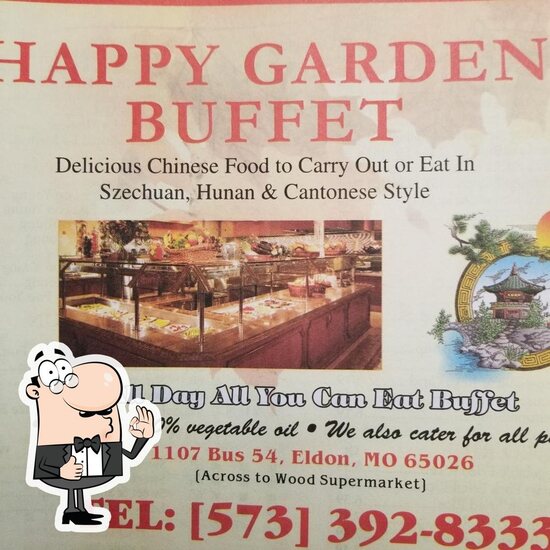 Menu at New Garden restaurant, Eldon