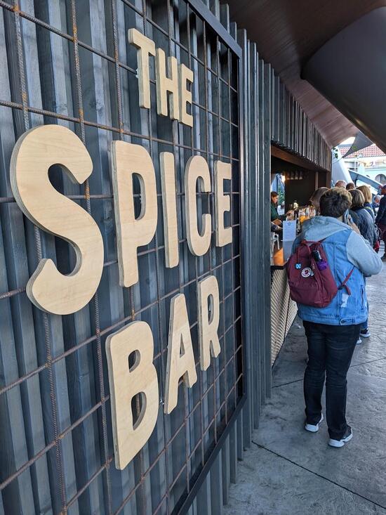 Menu at Spice Bar, Stockholm