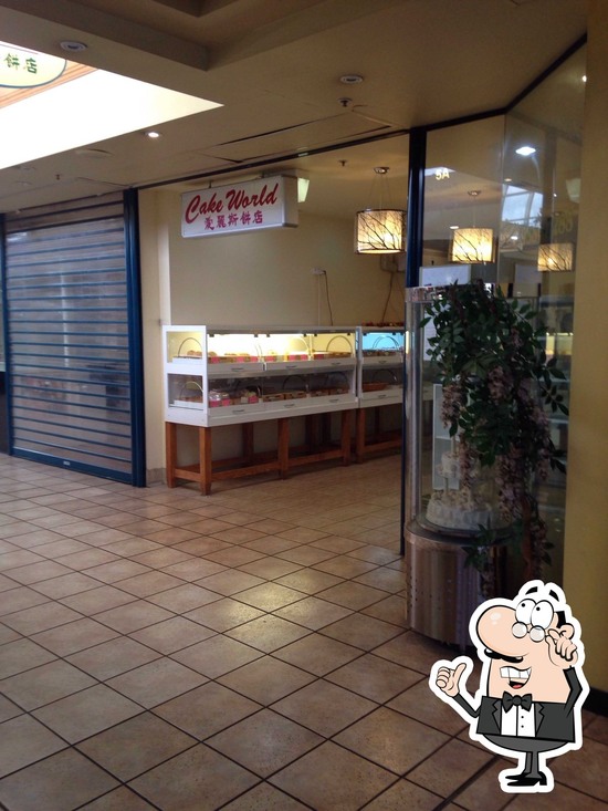 Menu at Cake World, Glen Waverley